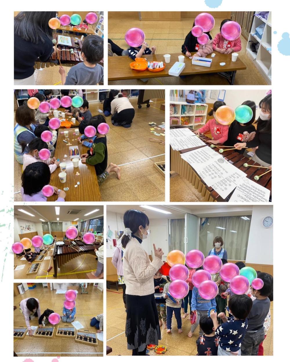 2023年1月25日@心夢保育園 | 活動紹介 | NPO法人 打楽器コンサートグループ・あしあと | 大田区区民活動情報サイト オーちゃんネット